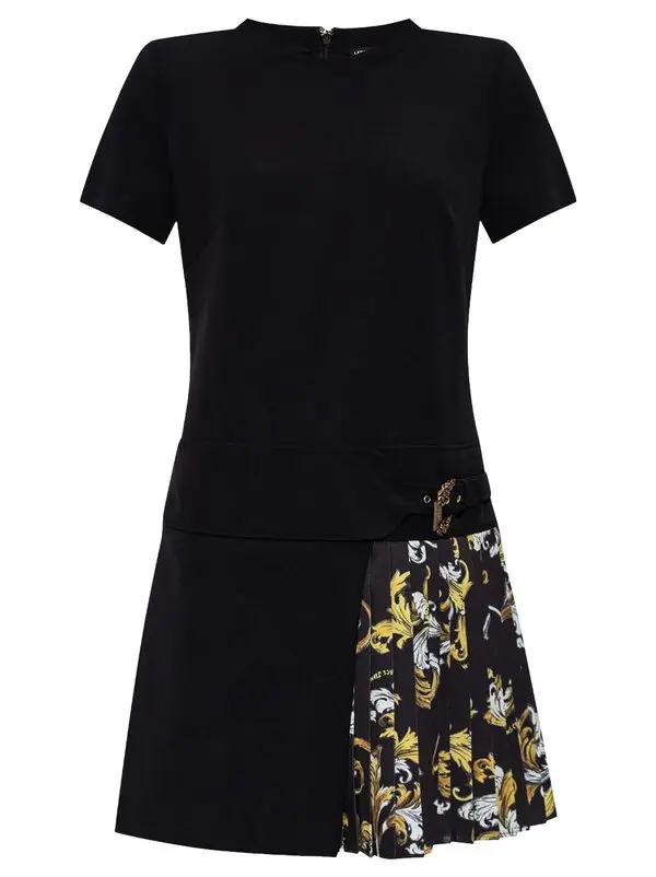 Versace Barocco Mini Dress - Black