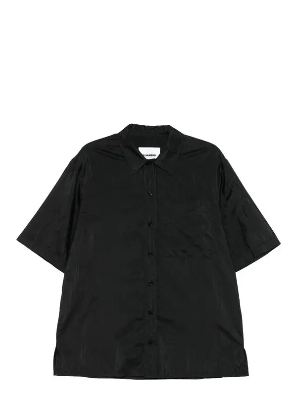 JIL SANDER Short Sleeve Shirt - Black