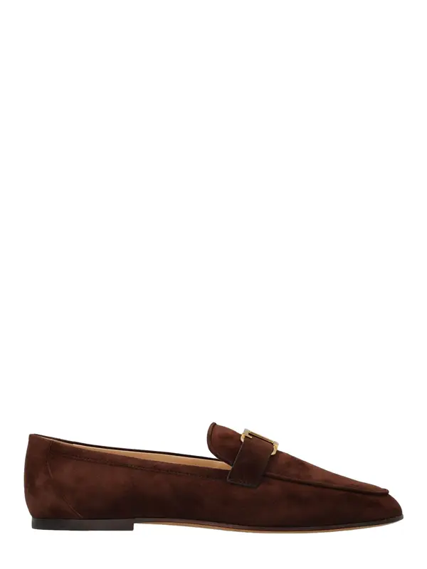 TOD'S Leather Loafers - Brown