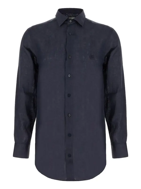 Etro Poplin Shirt - Blue
