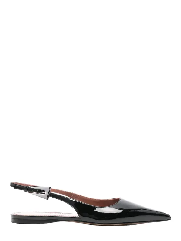 Paris Texas Jessica Western Ballet Flats - Black