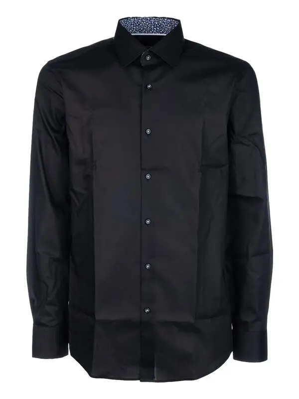BOSS Cotton Shirt - Black