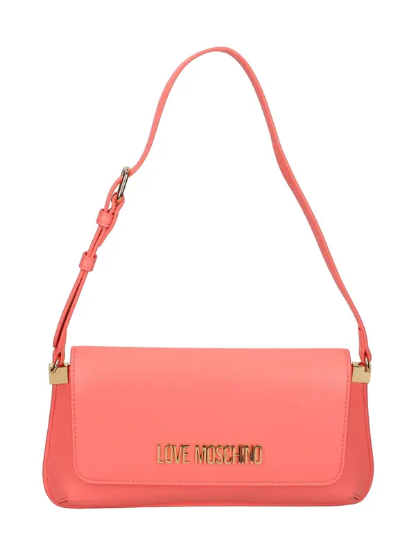 Moschino Logo-lettering Shoulder Bag - Red