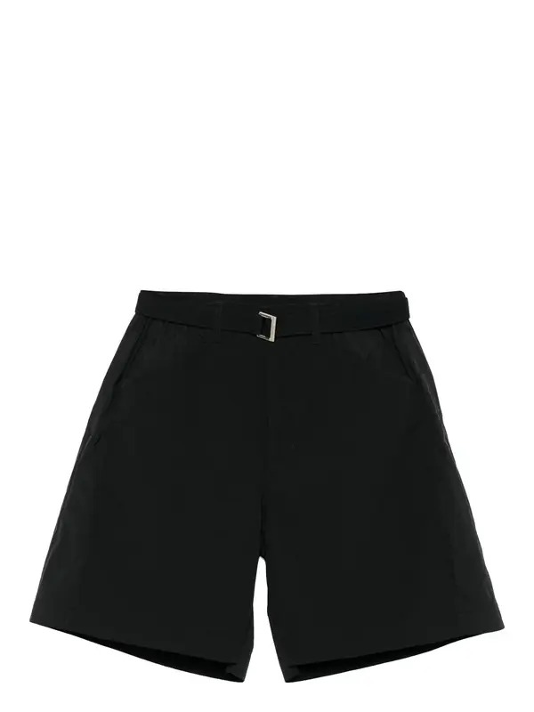 Sacai Belted Shorts - Black