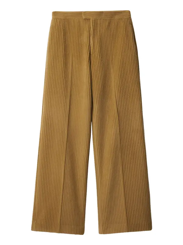 Burberry Corduroy Trousers - Brown