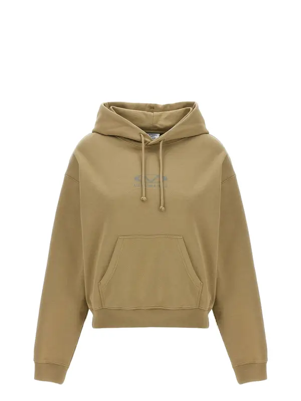 Vetements Oval Logo Hoodie - Brown