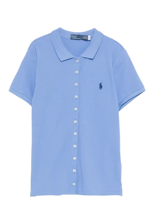Polo Ralph Lauren Piqué-weave Shirt - Blue