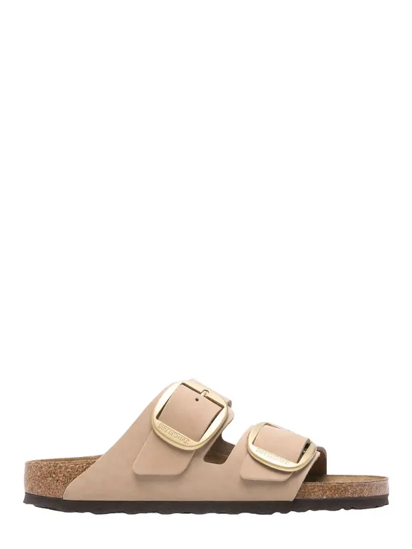 BIRKENSTOCK Arizona Big Buckle Slides - Neutrals