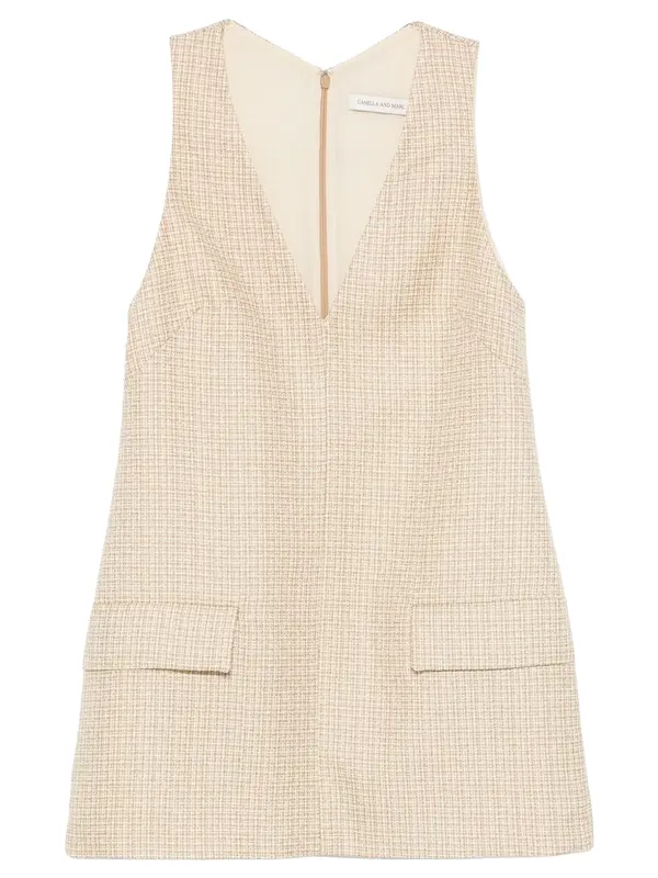 Camilla And Marc Ripley Mini Dress - Neutrals