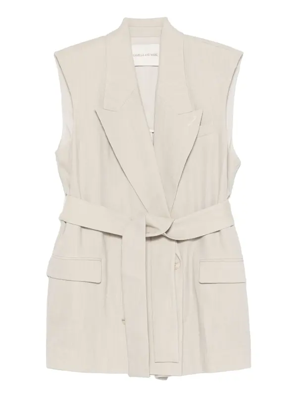 Camilla And Marc Coen Vest - Neutrals