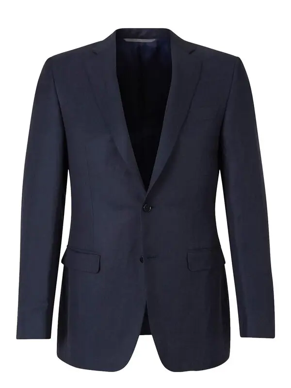 Canali Single-breasted Blazer - Blue