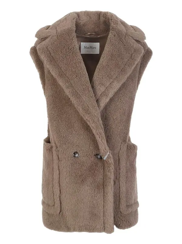 Max Mara Sleeveless Coat - Brown