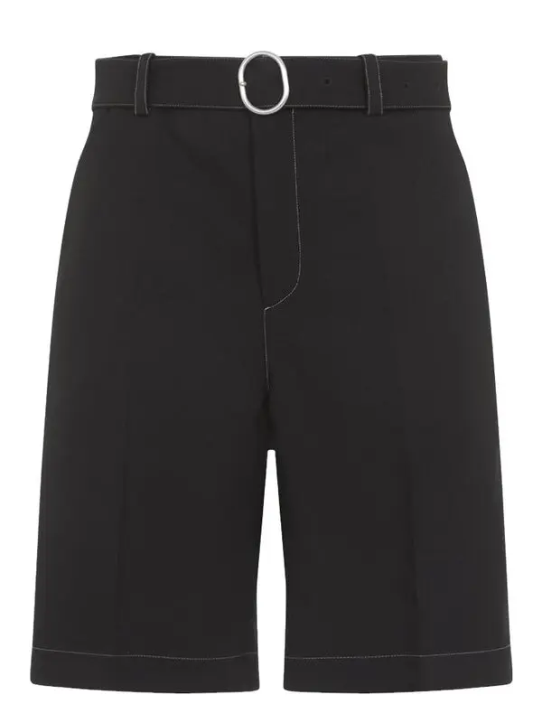 JIL SANDER Polyester Shorts - Black