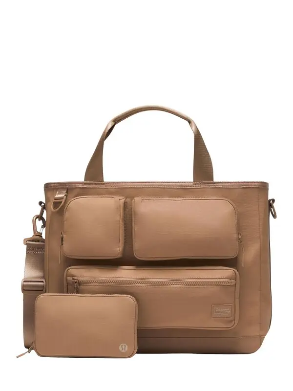 Lululemon Multi-pocket Tote Bag 19.5l - Sand
