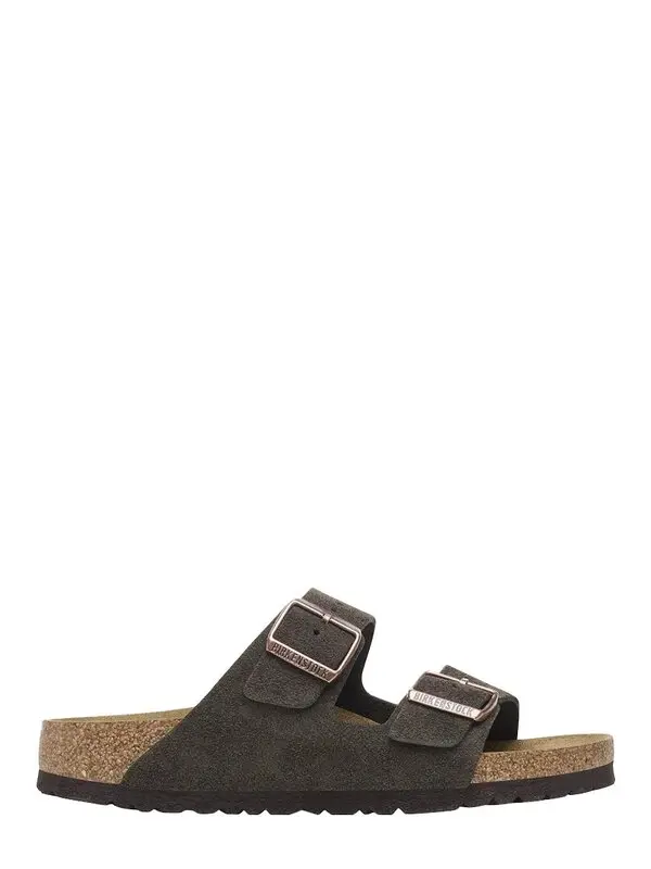 BIRKENSTOCK Arizona Suede Sandals - Mocca