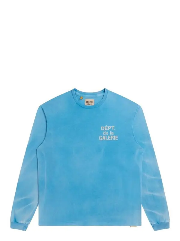 GALLERY DEPT. French Longsleeve T-shirt - Cyan