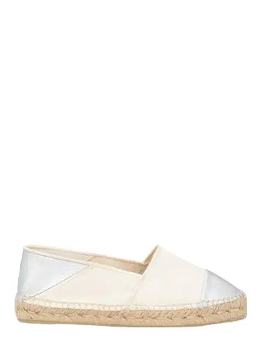 CastaÑer Espadrilles In Leather And Textile - White