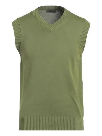 MASQ 39 Sleeveless V-neck Knit Top - Green