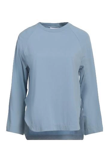 Alpha Studio Long Sleeve Crewneck T-shirt - Blue