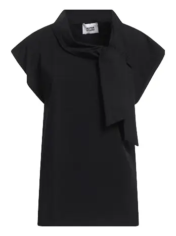 Alpha Studio Bow Blouse - Black