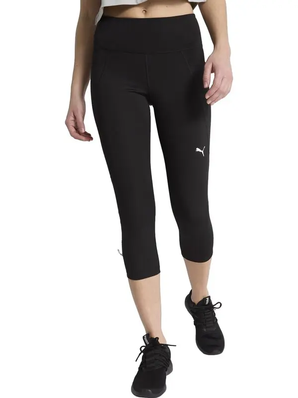 PUMA Train All Day Essentials High-waisted Capri Training Tights - Black