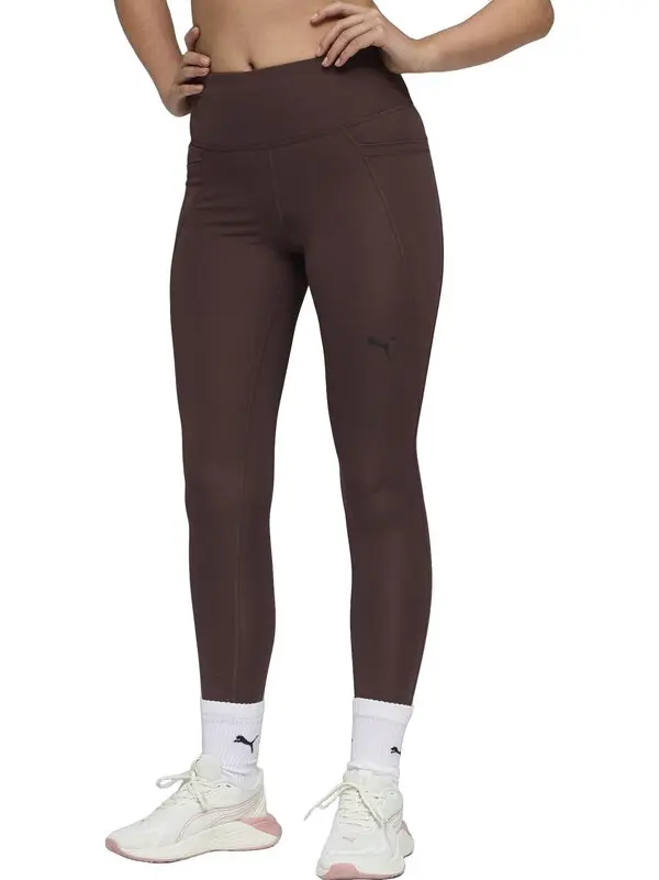 PUMA High-waisted 7/8 Training Leggings - Brown