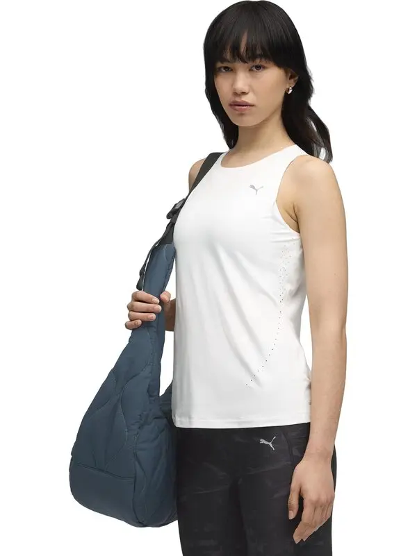 PUMA Cloudspun Ultra Soft Running Tank Top - White