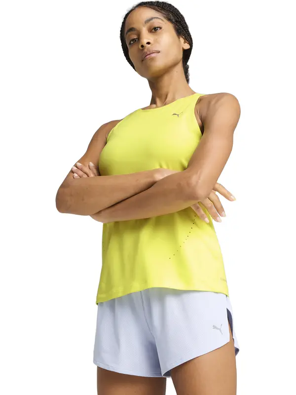 PUMA Cloudspun Ultra Soft Running Tank Top - Yellow