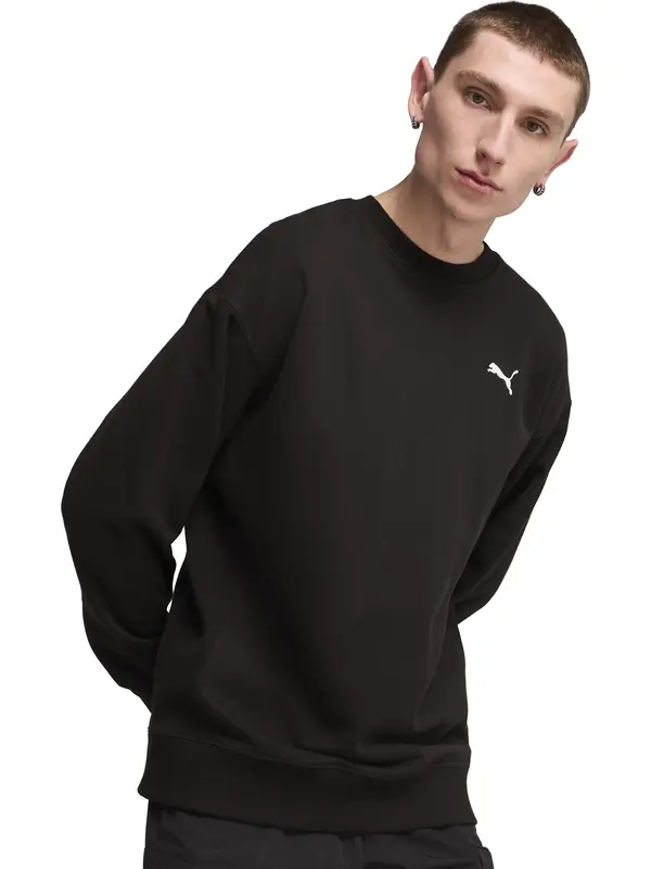 PUMA Wardrobe Essentials Relaxed Crew - Black