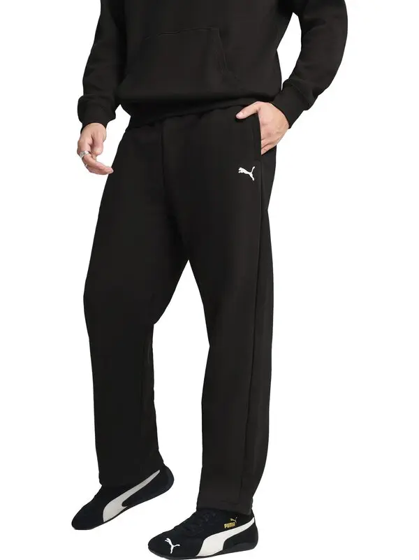 PUMA Wardrobe Essentials Relaxed Sweatpants - Black