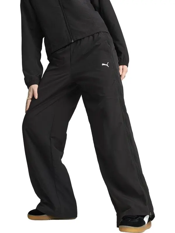 PUMA Dare To Relaxed Woven Zip-off Pants - Black