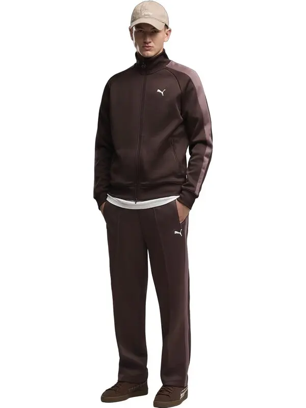 PUMA T7 Relaxed Track Pants - Brown