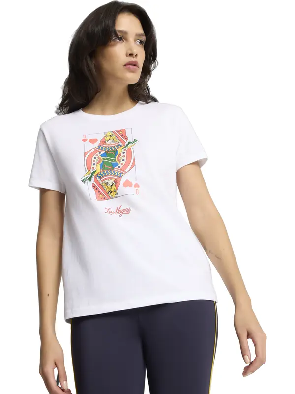 PUMA Las Vegas Cards T-shirt - White