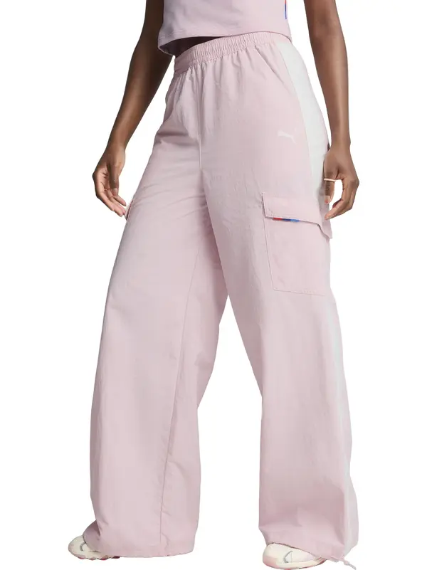 PUMA Bmw Motorsport Woven Cargo Pants - Pink