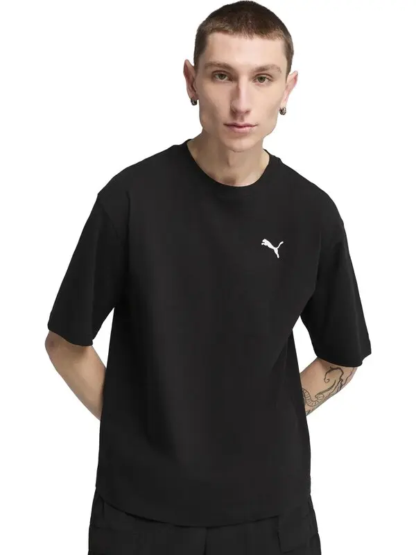 PUMA Wardrobe Essentials Boxy T-shirt - Black