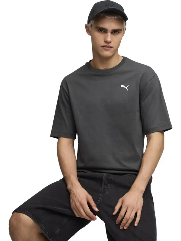 PUMA Wardrobe Essentials Boxy T-shirt - Gray