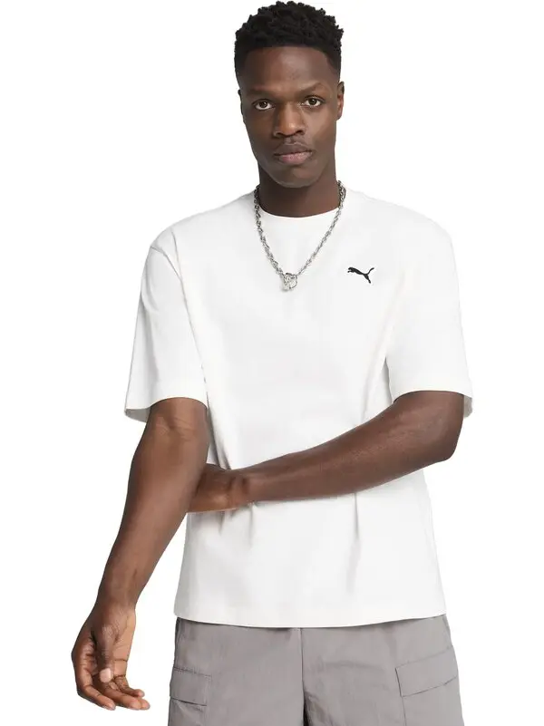 PUMA Wardrobe Essentials Boxy T-shirt - White