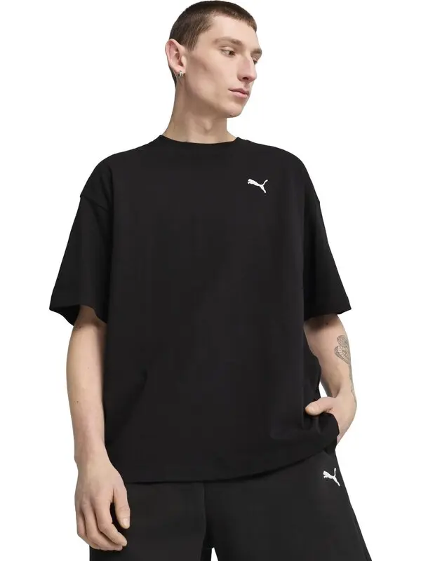 PUMA Wardrobe Essentials Oversized T-shirt - Black