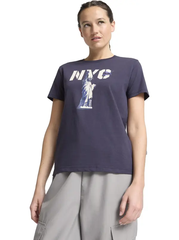 PUMA Nyc Graphic T-shirt - Blue