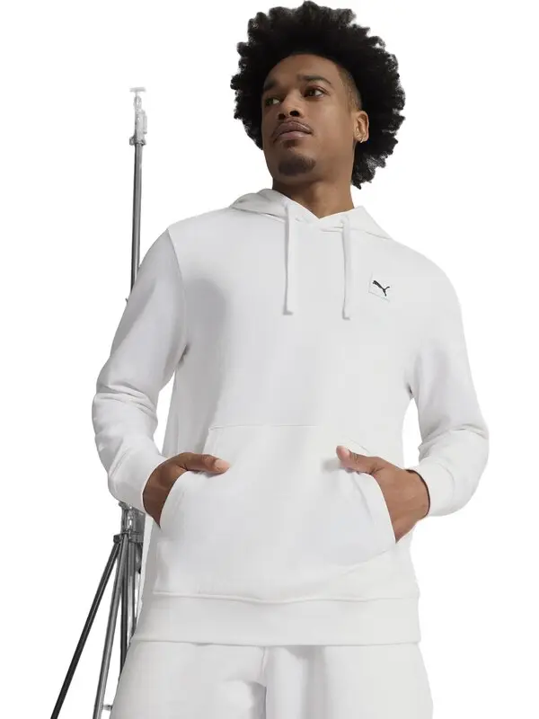 PUMA Elevated Essentials Hoodie - White