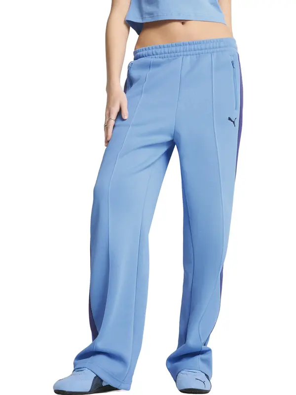 PUMA T7 Straight Track Pants - Blue