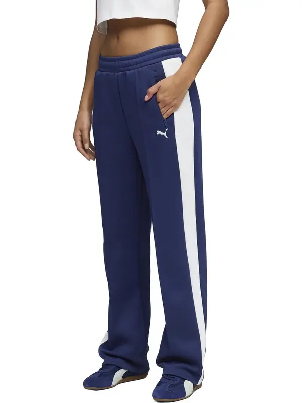 PUMA T7 Straight Track Pants - Blue