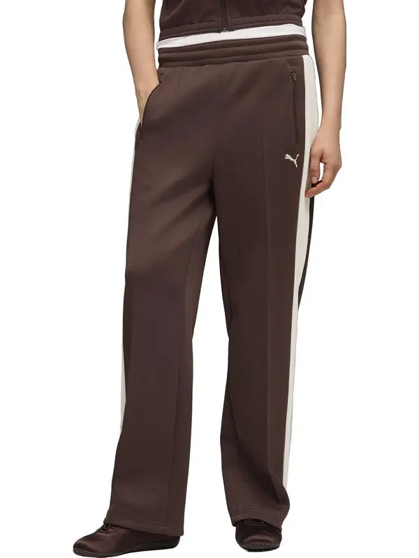 PUMA T7 Straight Track Pants - Brown