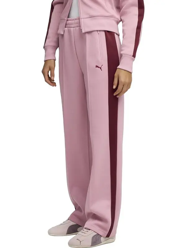 PUMA T7 Straight Track Pants - Pink