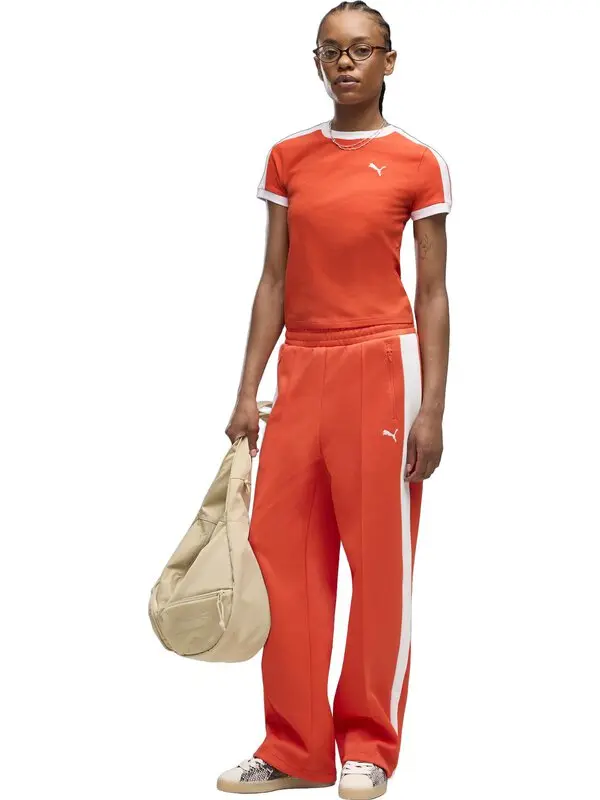 PUMA T7 Straight Track Pants - Red