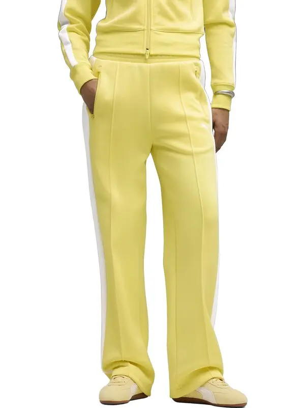 PUMA T7 Straight Track Pants - Yellow