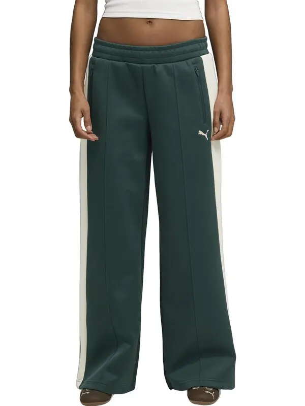PUMA T7 Low Rise Track Pants - Green