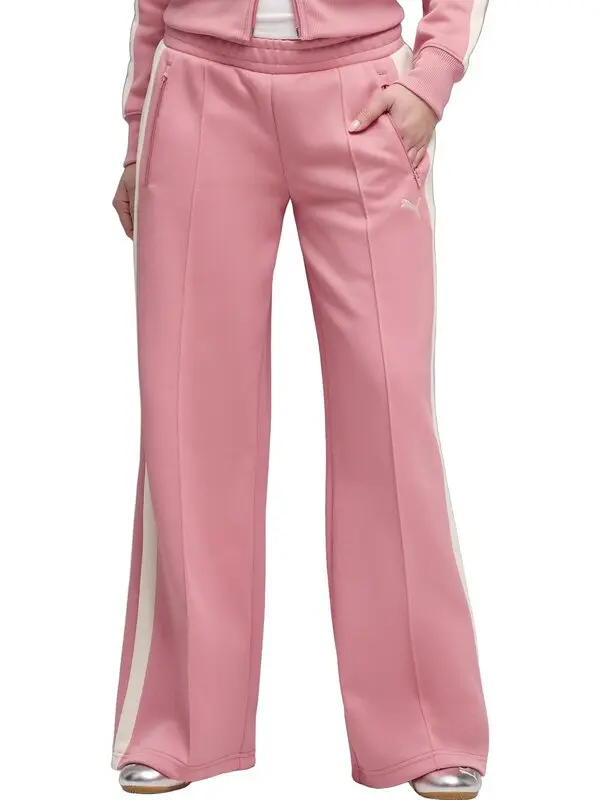PUMA T7 Low Rise Track Pants - Pink
