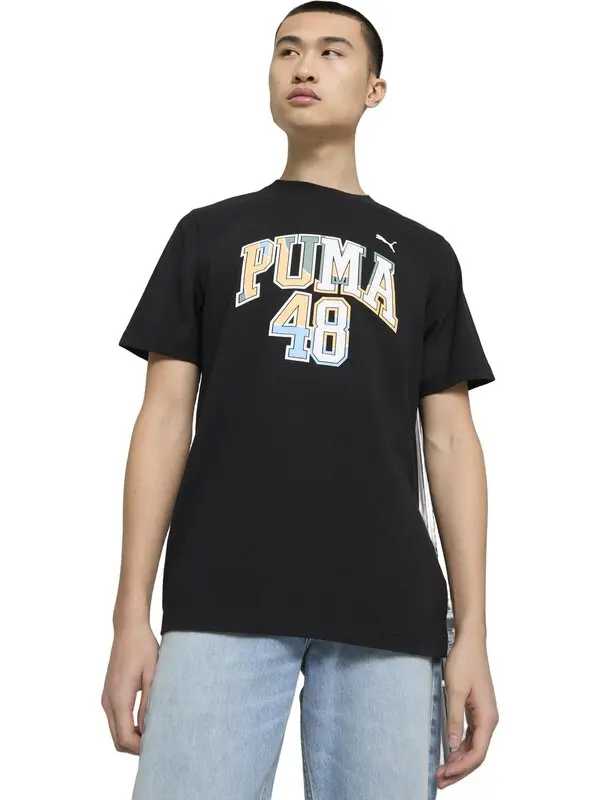 PUMA Graphics Varsity T-shirt - Black