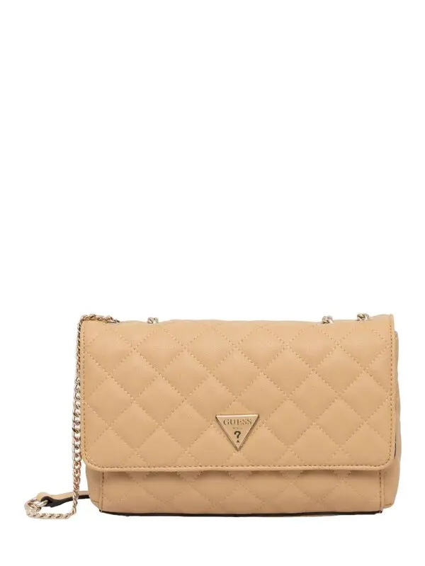 Guess Quilted Crossbody Bag - Neutrals